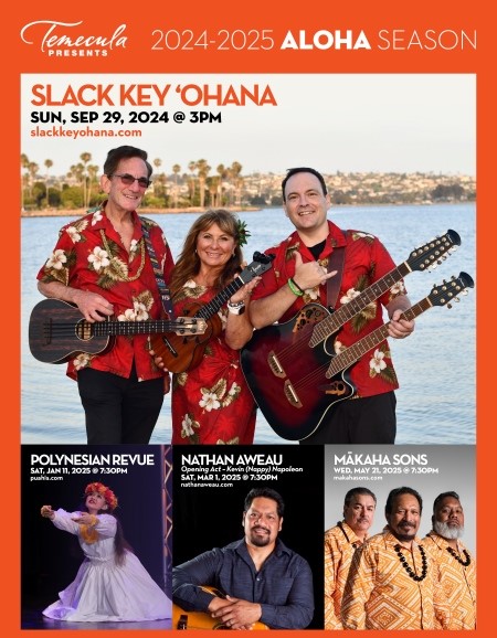 Tickets | ALOHA SEASON PACKAGE 2024-2025 | Old Town Temecula Community ...