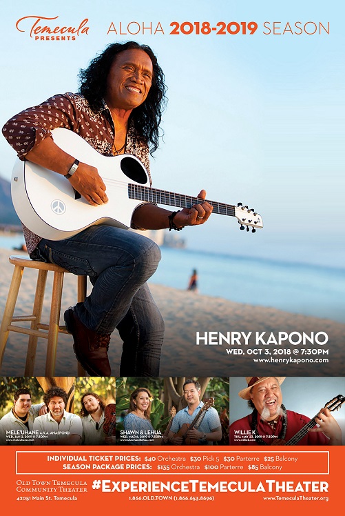 Tickets | ALOHA SEASON PACKAGE 2018-2019 | Old Town Temecula Community ...