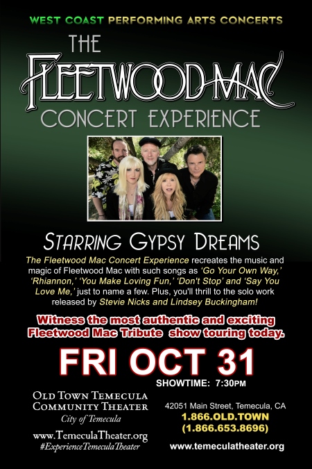 Tickets | THE FLEETWOOD MAC CONCERT EXPERIENCE STARRING GYPSY DREAMS ...
