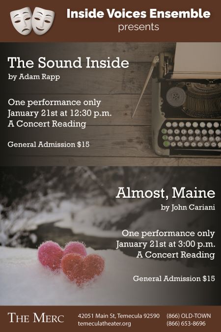 Tickets | INSIDE VOICES CONCERT READING SERIES | Old Town Temecula ...