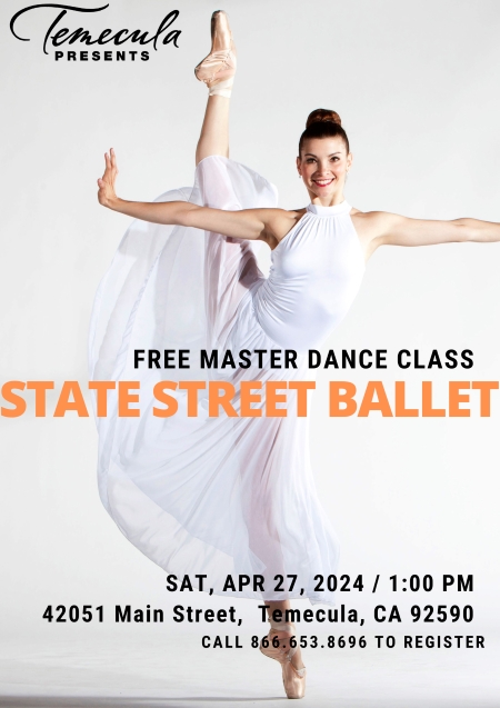 Tickets | STATE STREET BALLET FREE MASTER DANCE CLASS | Old Town ...